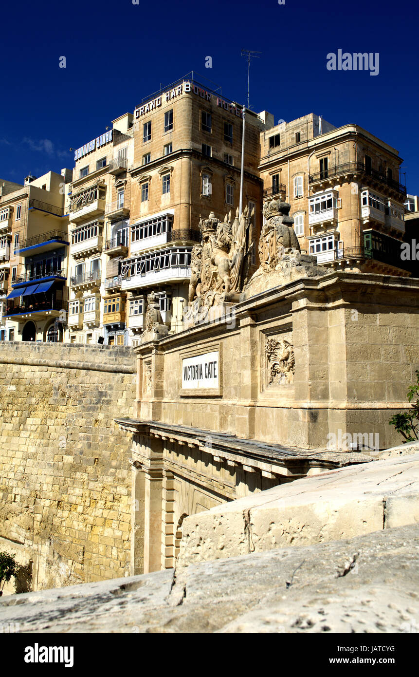 Traditional stone made building in Valletta,Malta Stock Photo - Alamy