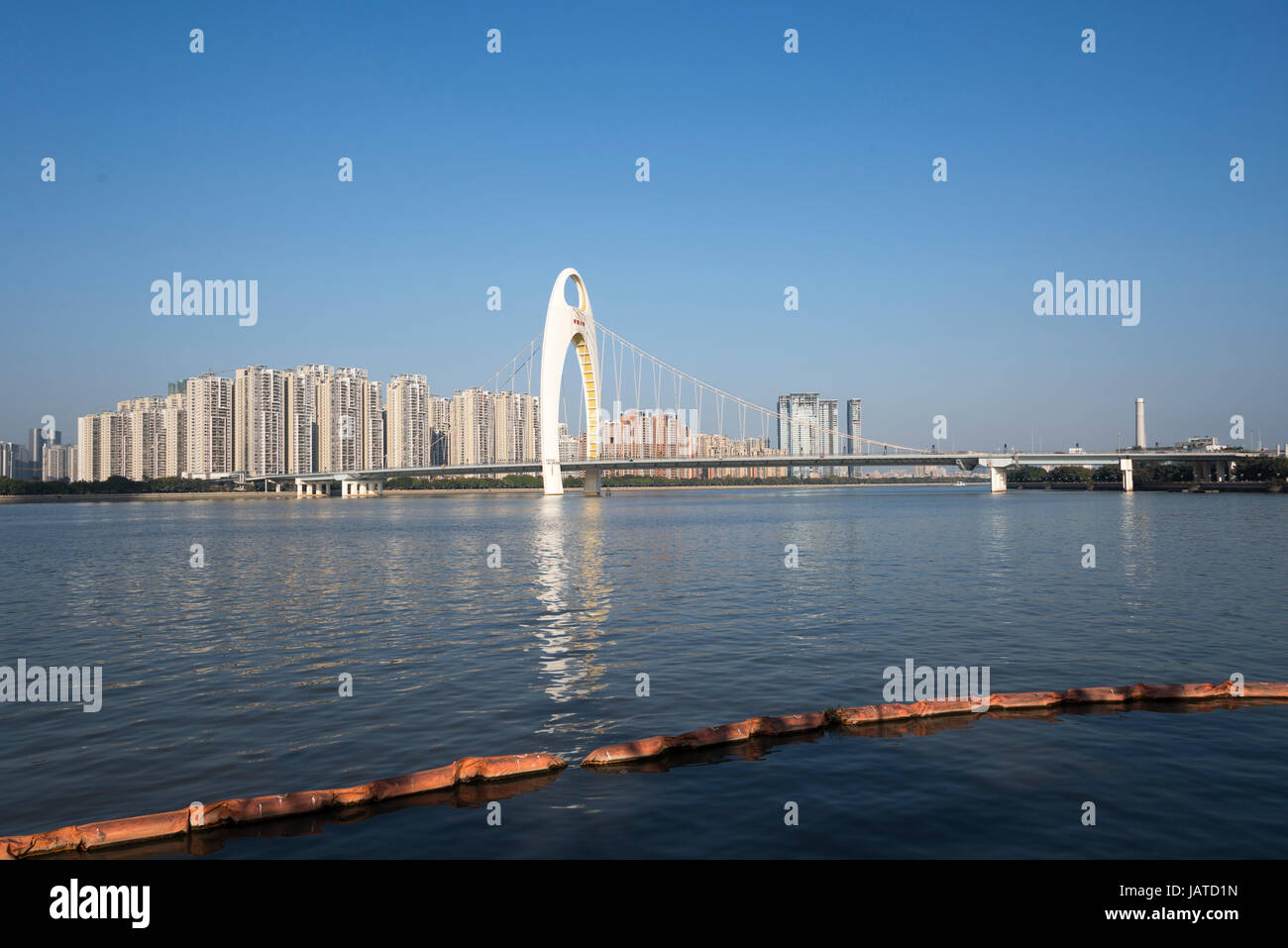 Liede bridge,Guangzhou urban landscape Stock Photo - Alamy