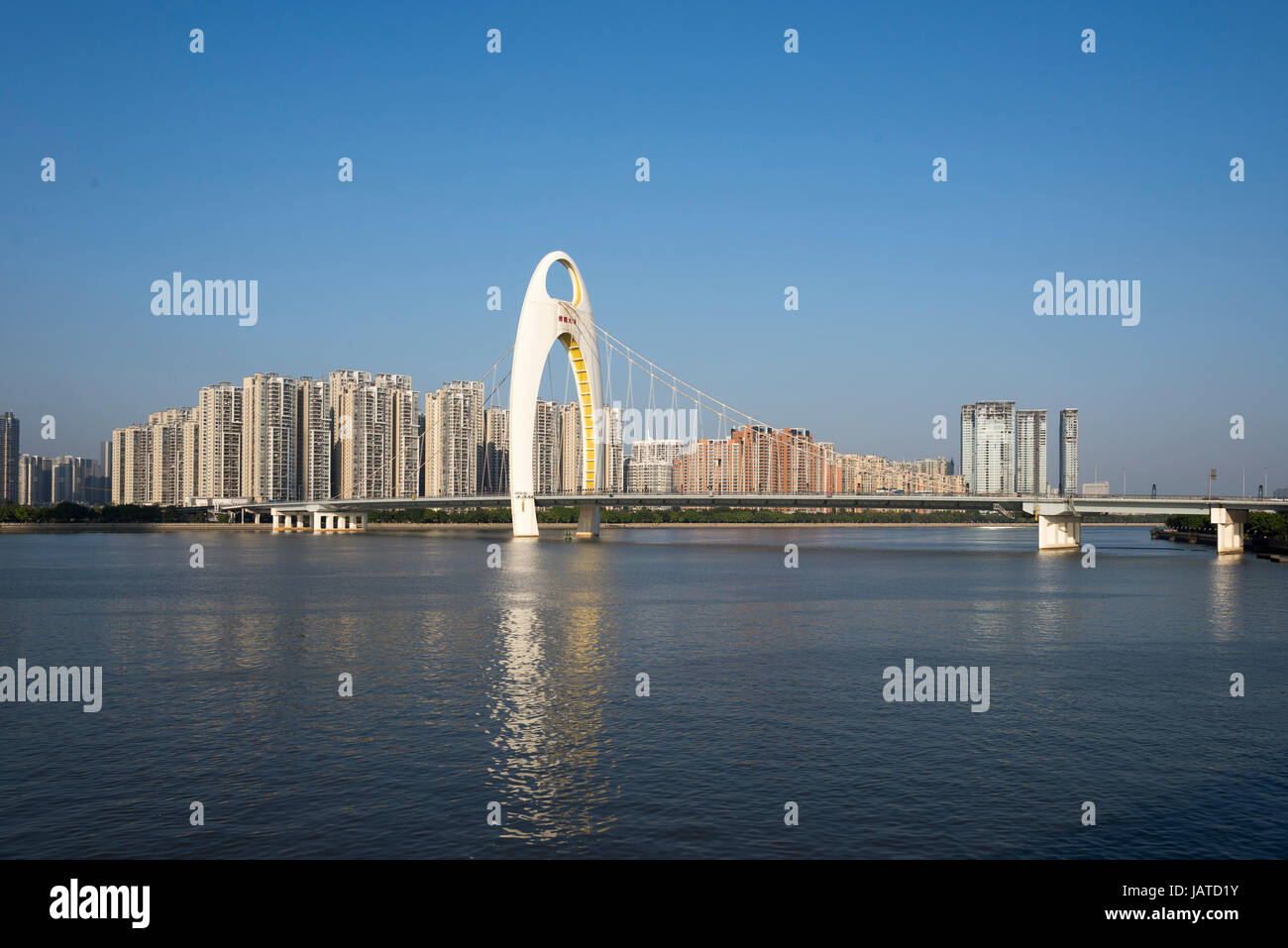 Liede bridge,Guangzhou urban landscape Stock Photo - Alamy