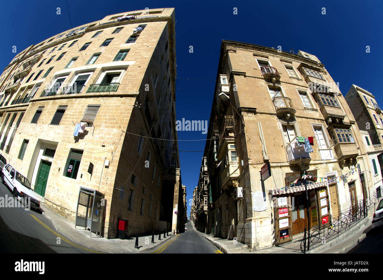 Traditional stone made building in Valletta,Malta Stock Photo - Alamy