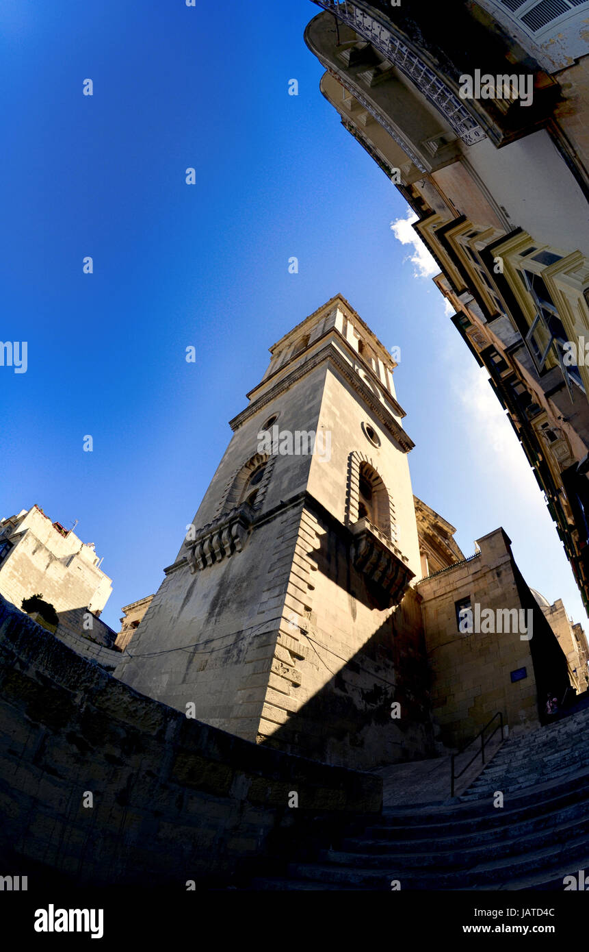 Church in Valletta,Mata Stock Photo - Alamy