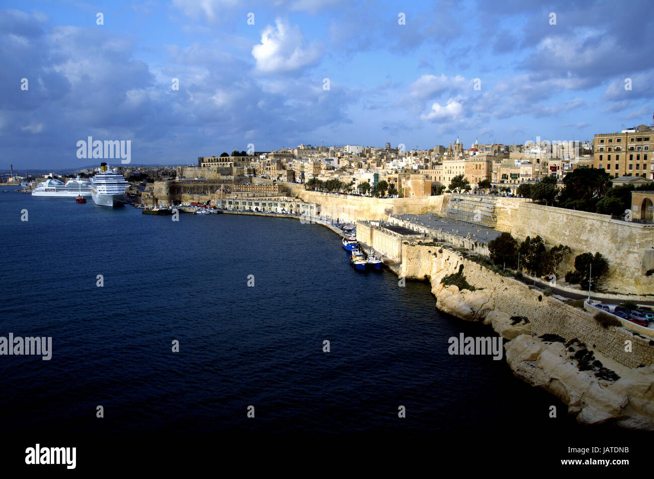 Ocean View at Coast Valletta,Malta Stock Photo - Alamy