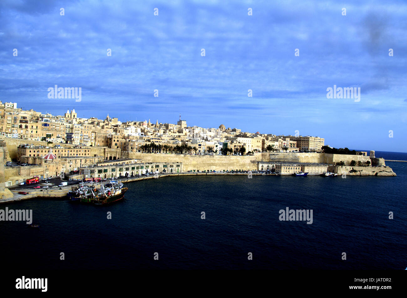 Ocean View at Coast Valletta,Malta Stock Photo - Alamy