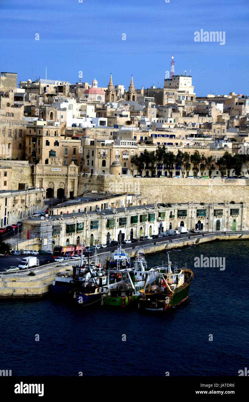 Traditional stone made building in Valletta,Malta Stock Photo - Alamy