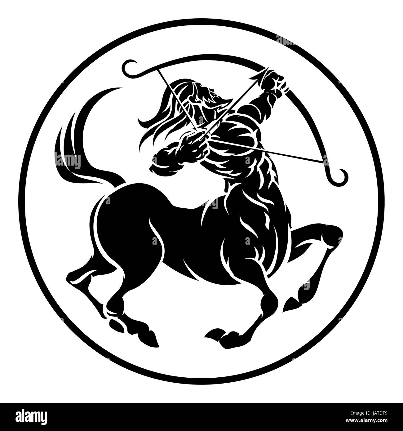 Horoscope sign arrow star sign High Resolution Stock Photography and ...