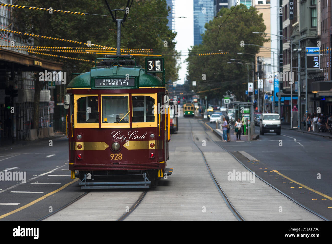 Melbourne historic trams hi-res stock photography and images - Alamy