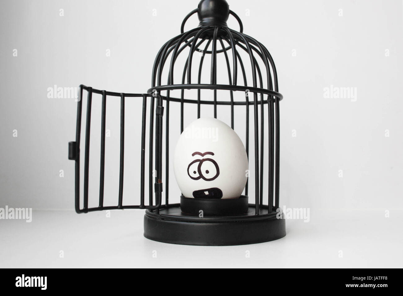 trap. Mortgage - a cage. The concept of financial slavery. Egg phobias ...