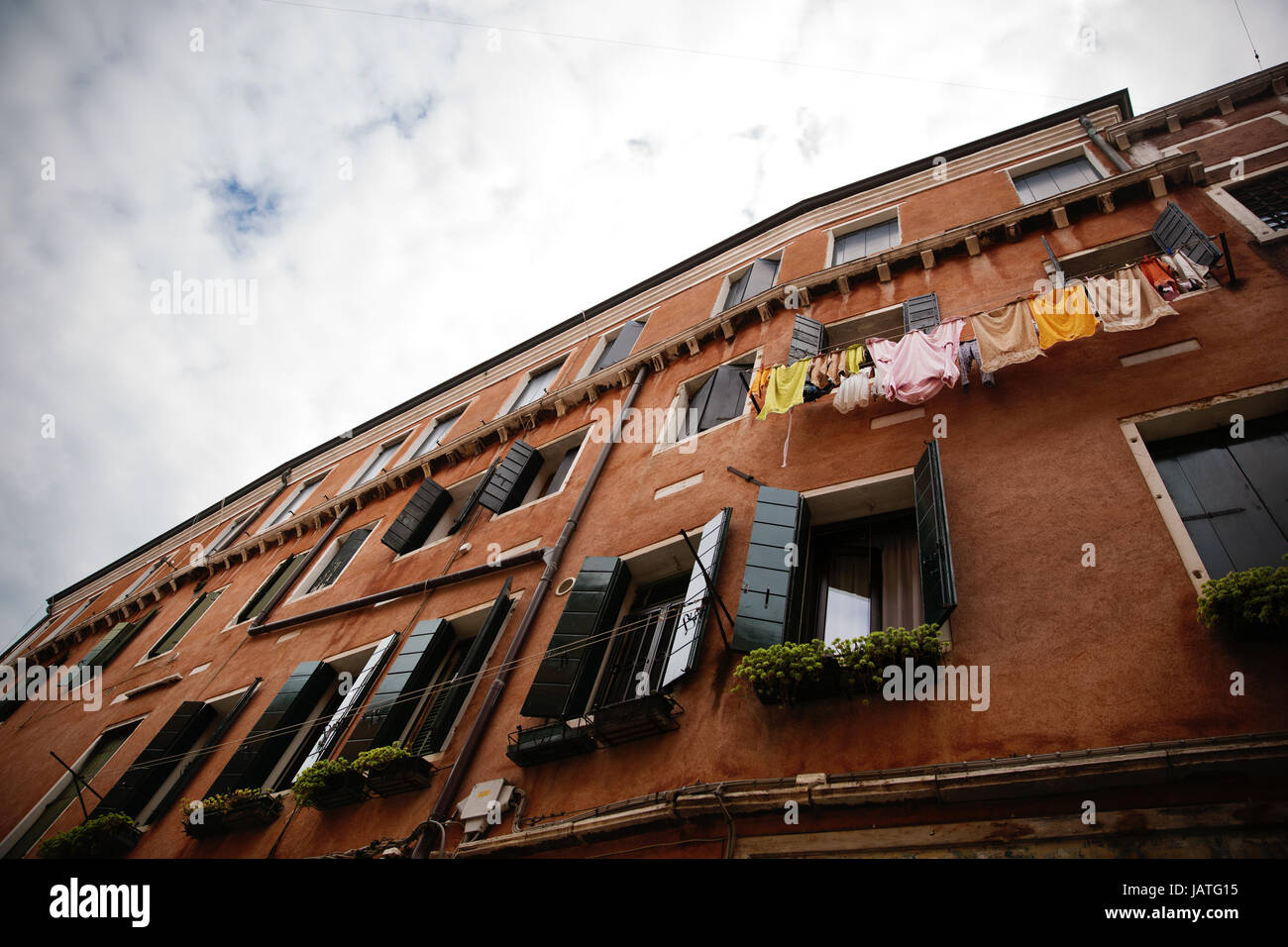 Traditional Venice windows and buildings Stock Photo - Alamy