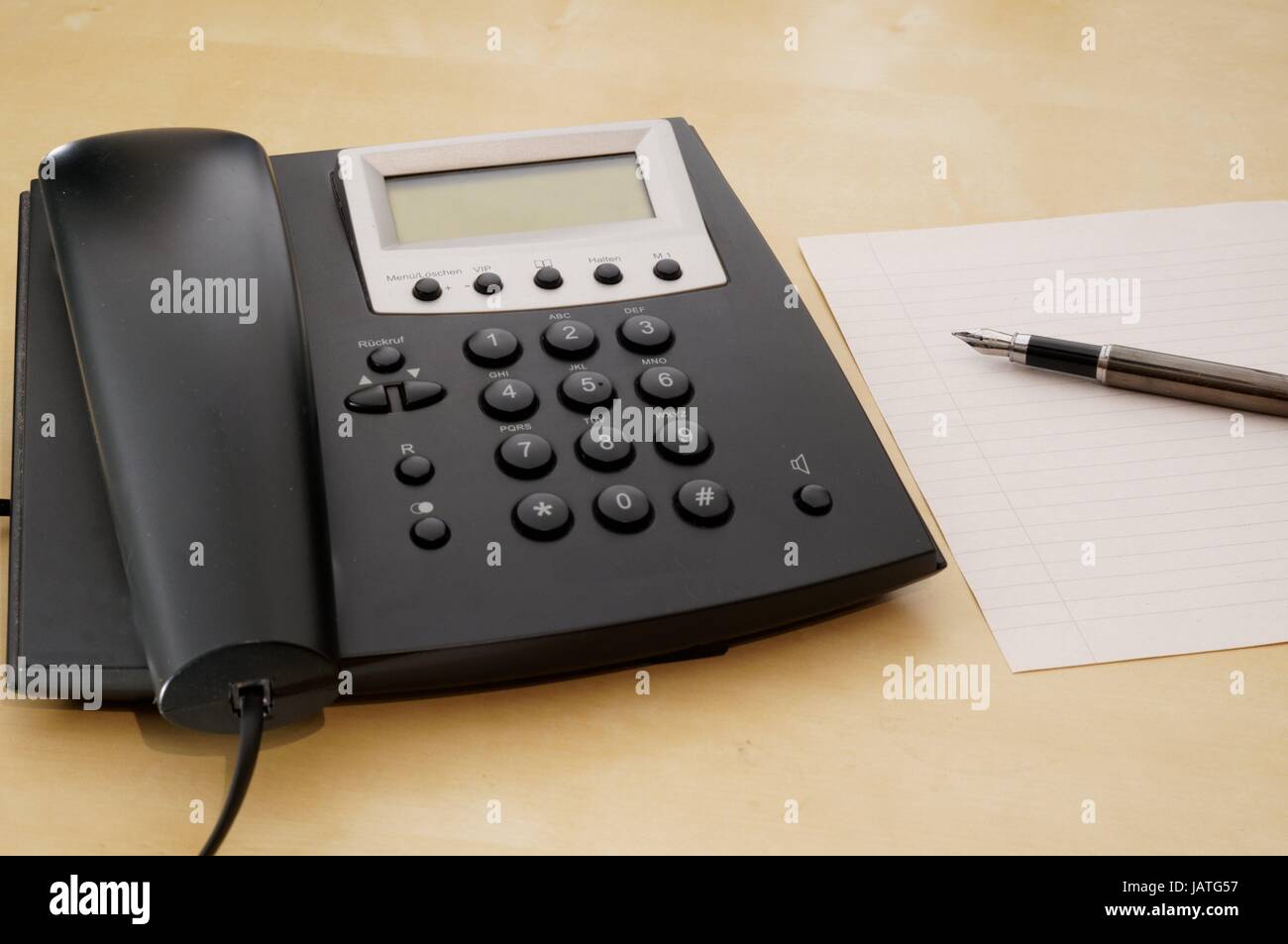 notes on the phone Stock Photo - Alamy