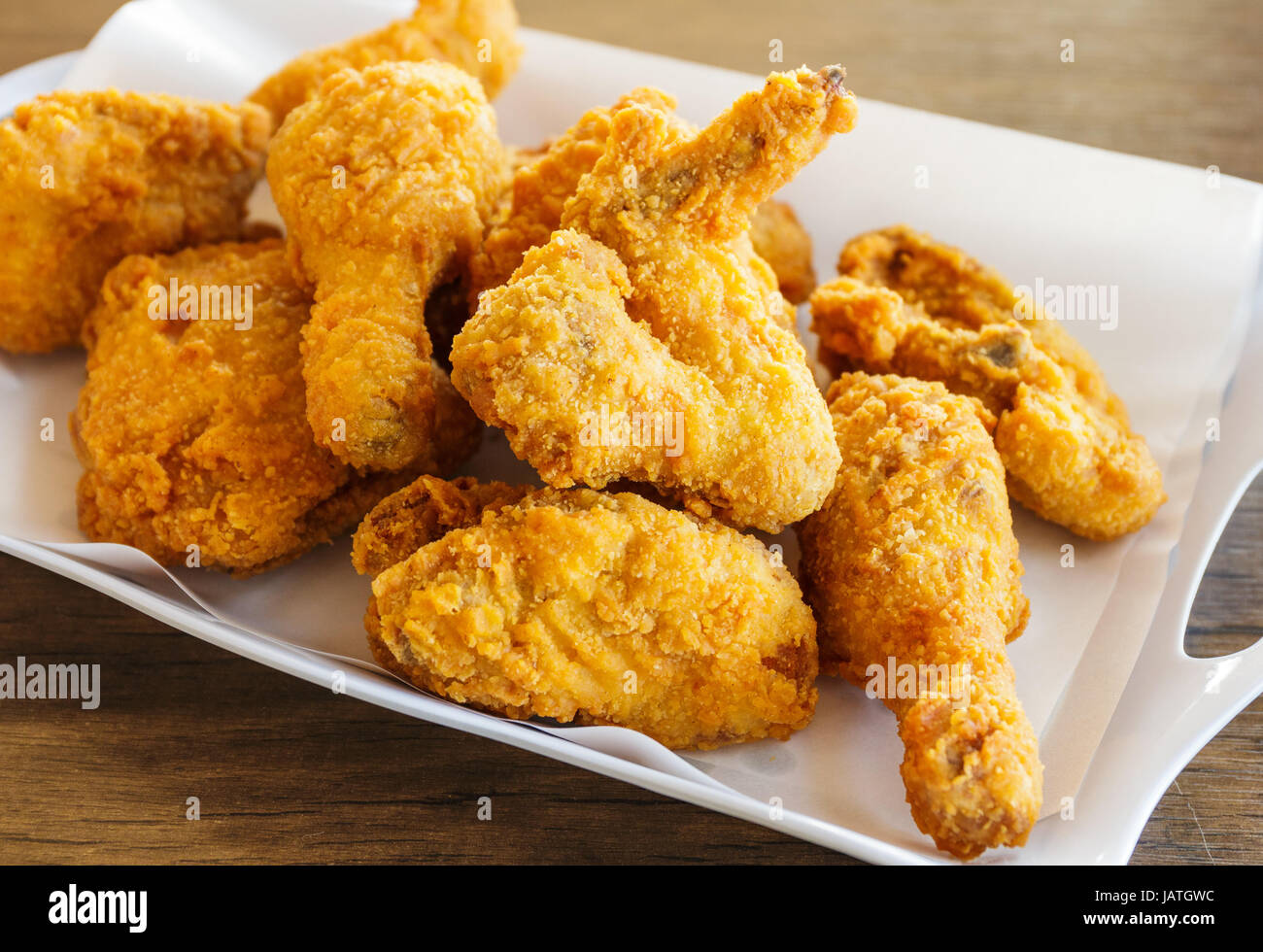 Crispy fired chicken hi-res stock photography and images - Alamy