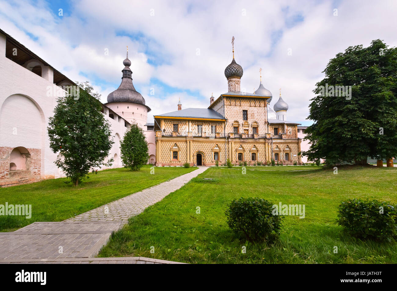 Church in Rostov Kremlin Stock Photo - Alamy