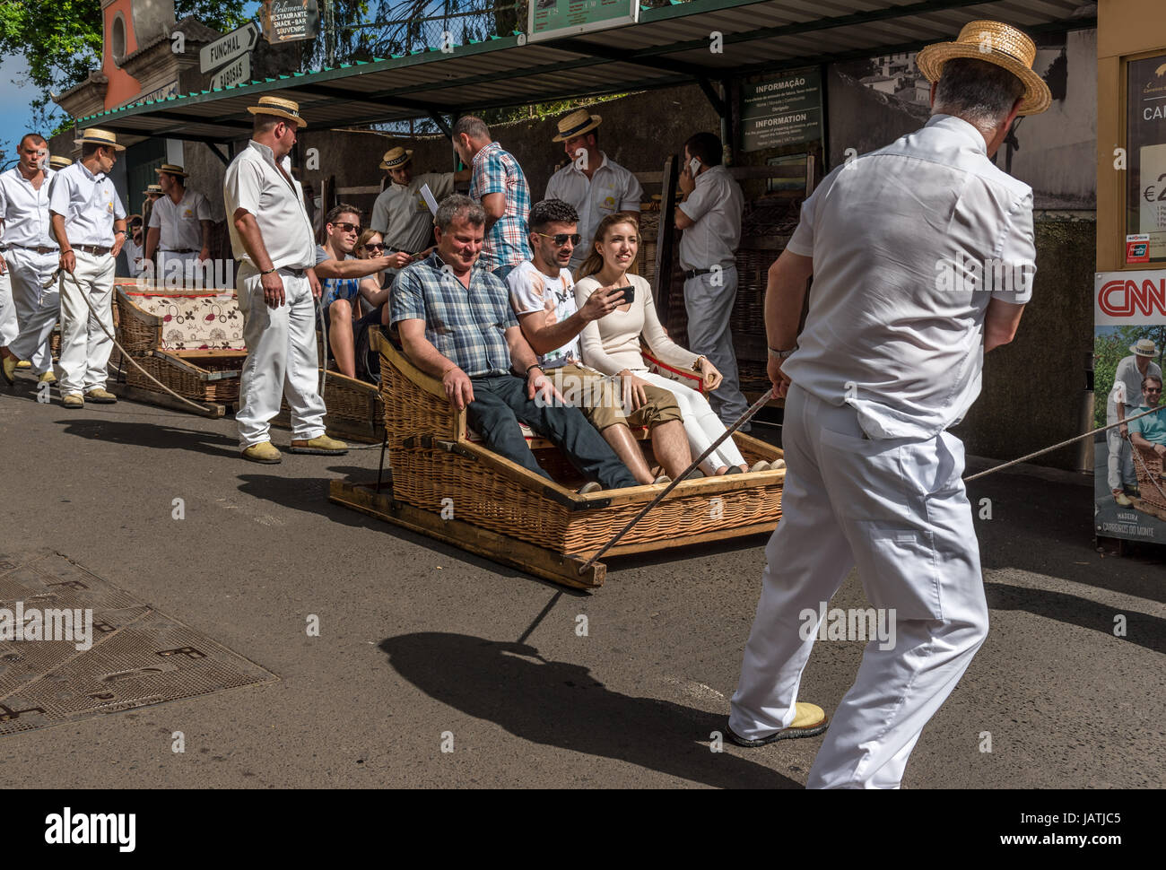 Monte Toboggan Rides High Resolution Stock Photography and Images - Alamy