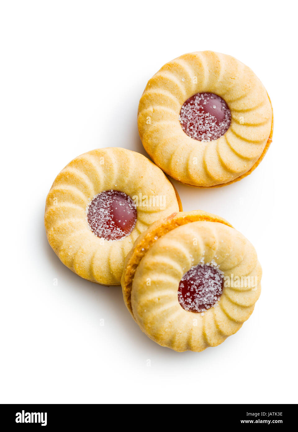 Jam sandwich cream biscuit hi-res stock photography and images - Alamy