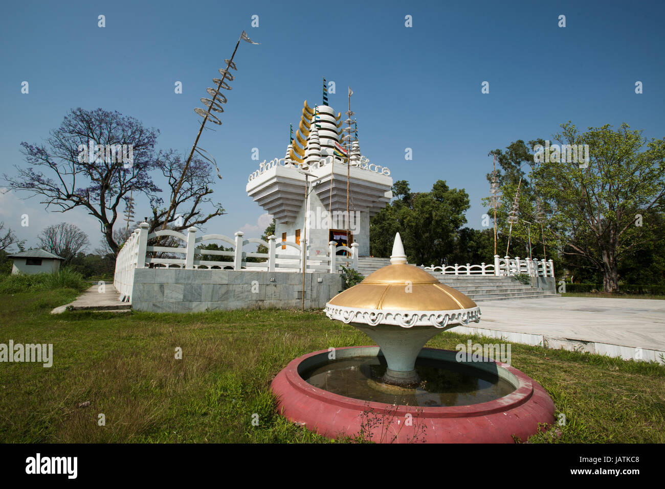 Lord Iputhou Nongda Leireng Pakhangba Temple in the grounds of Kangla ...