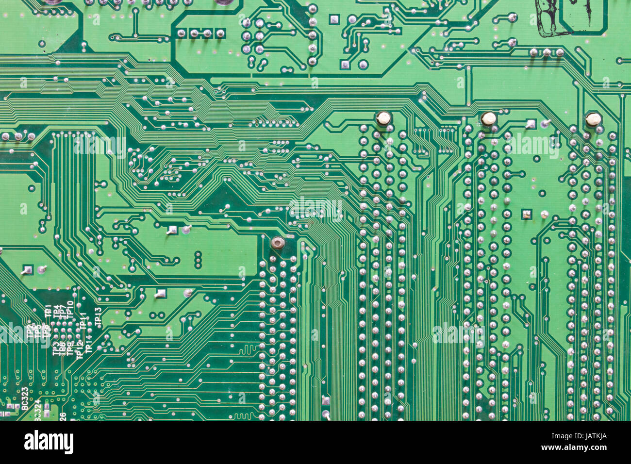 Abstract background with old computer circuit board Stock Photo - Alamy