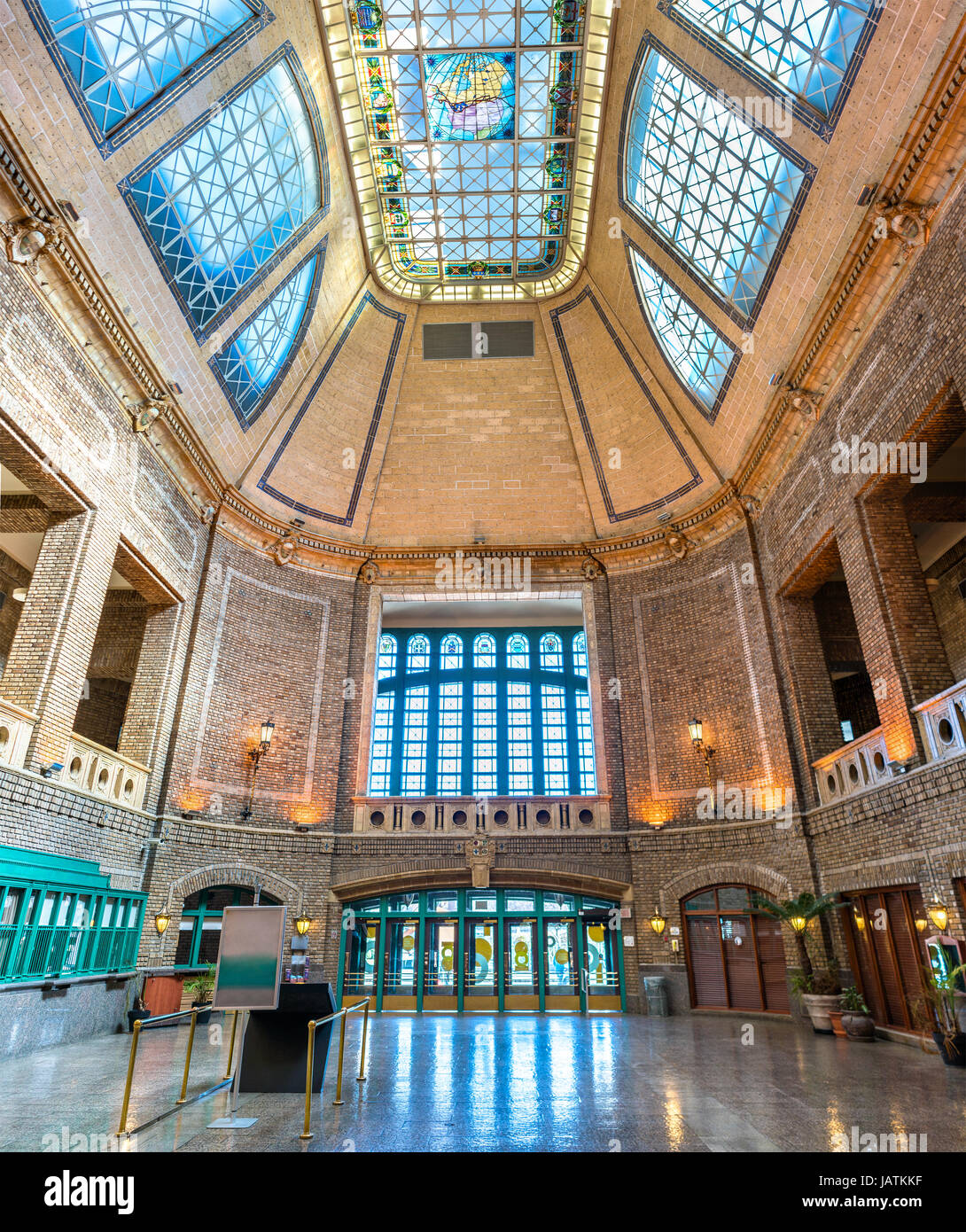 Interior of Gare du Palais, the historical Train Station in Quebec City ...