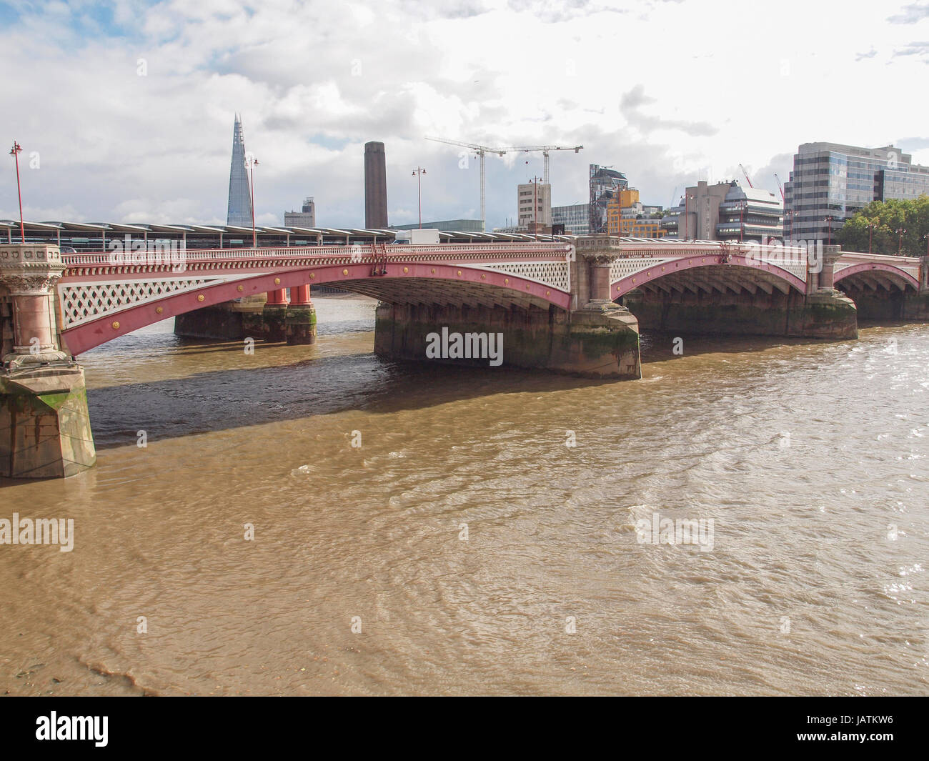 Panoramic view of Thames River London UK Stock Photo - Alamy