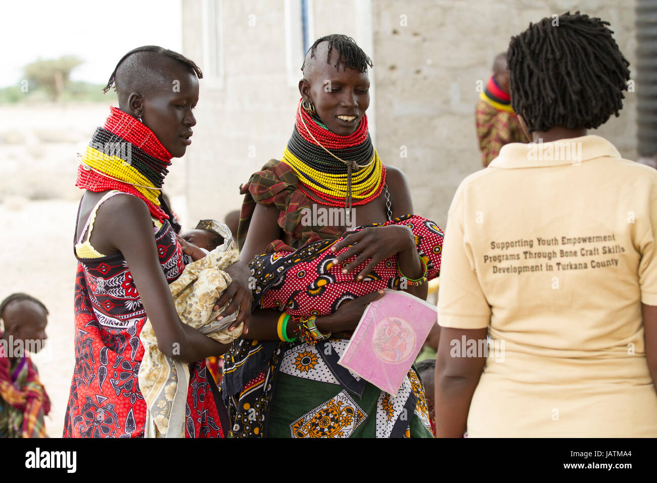 Women attending a health clinic, rural Kenya, Africa Stock Photo - Alamy
