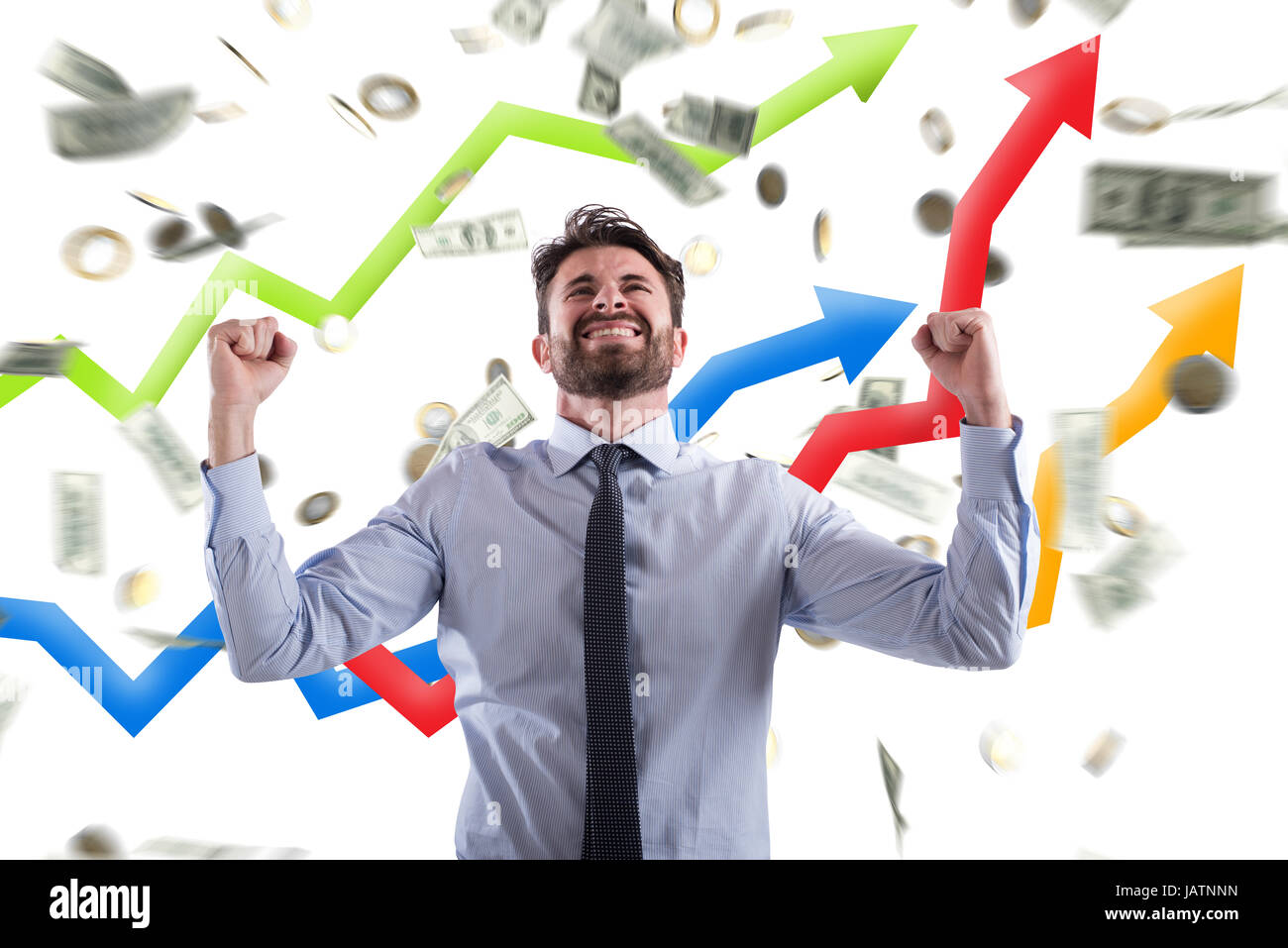 Economy happy hi-res stock photography and images - Alamy