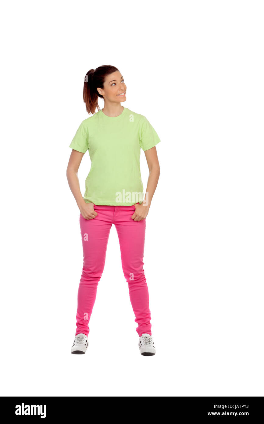Think pink funny face hi-res stock photography and images - Alamy