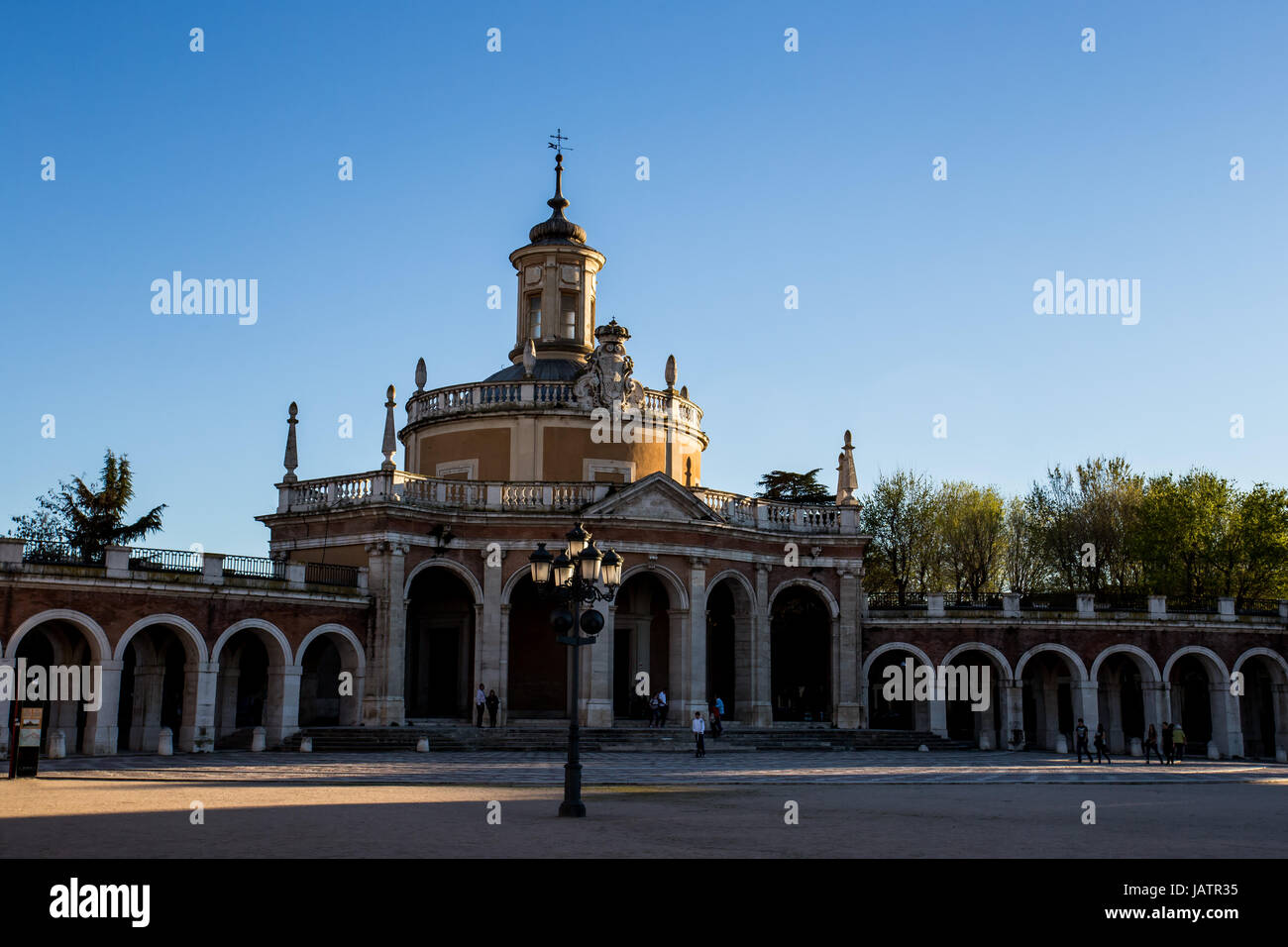 tower at aranjuez spain royal palace Stock Photo - Alamy