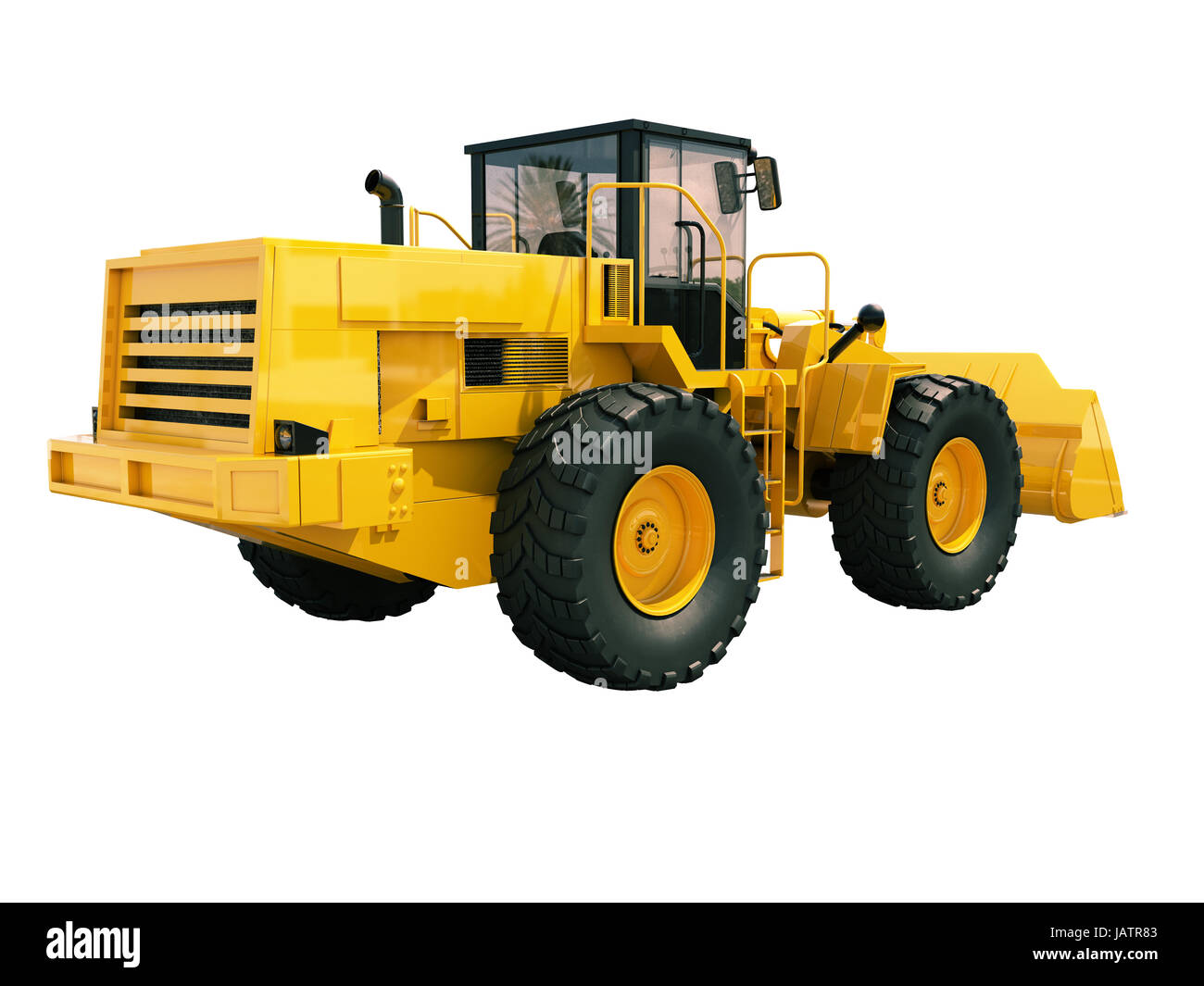 Front end loader on white hi-res stock photography and images - Alamy