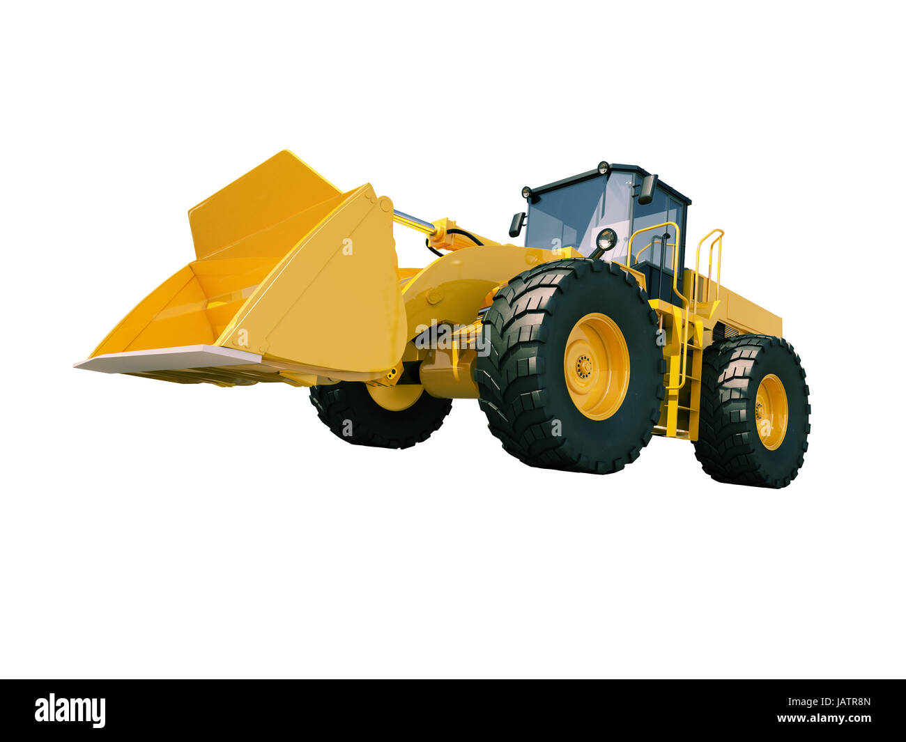 Front end loader on white hi-res stock photography and images - Alamy