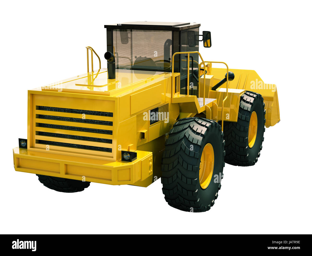 Front end loader on white hi-res stock photography and images - Alamy