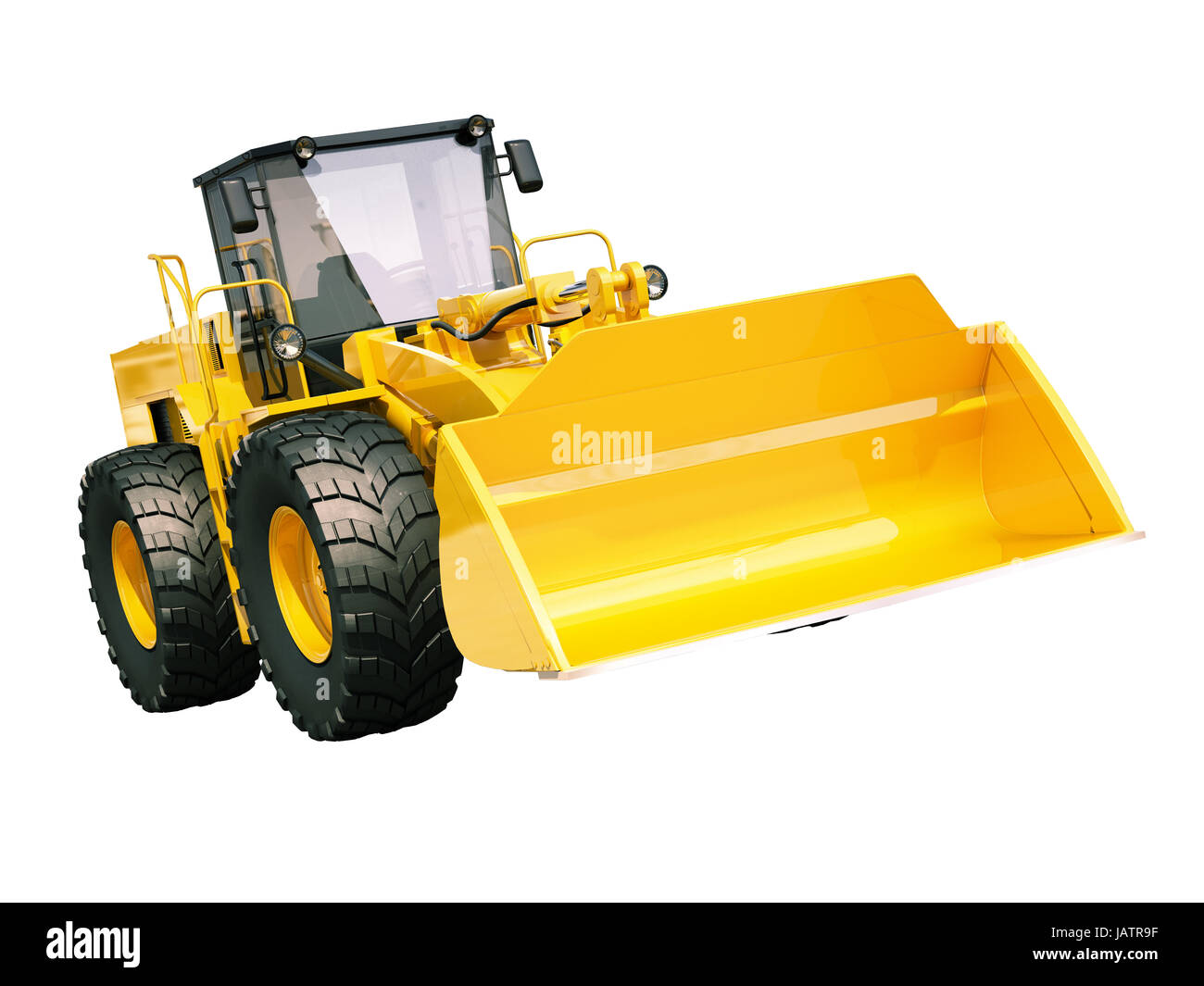 Front end loader on white hi-res stock photography and images - Alamy