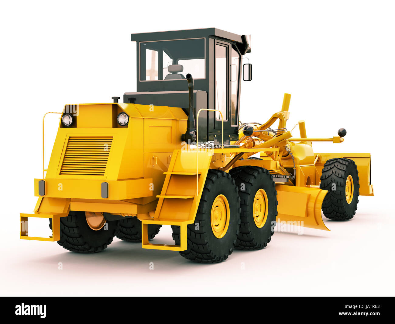 Road grader Cut Out Stock Images & Pictures - Alamy