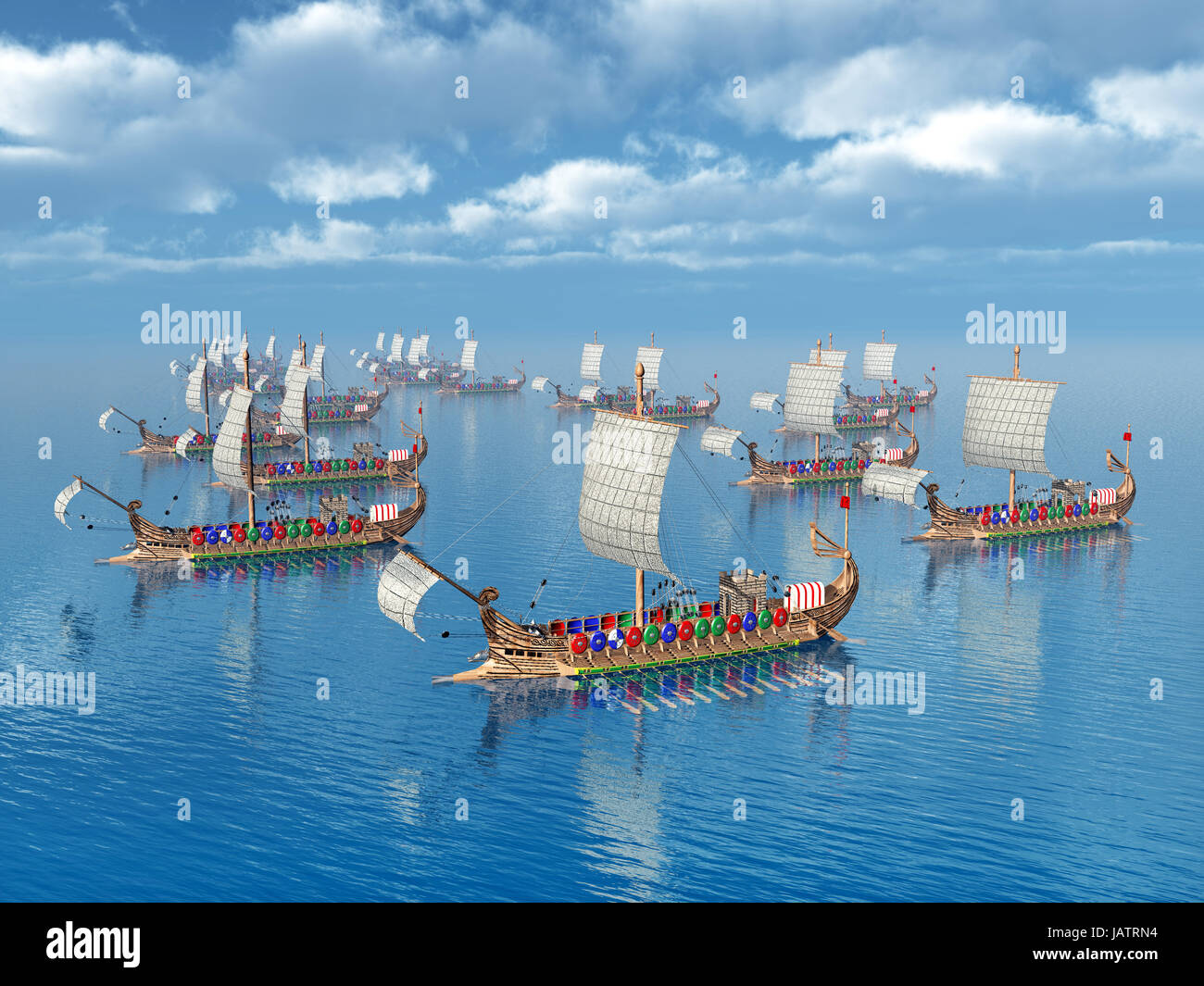 Roman rowing boat hi-res stock photography and images - Alamy