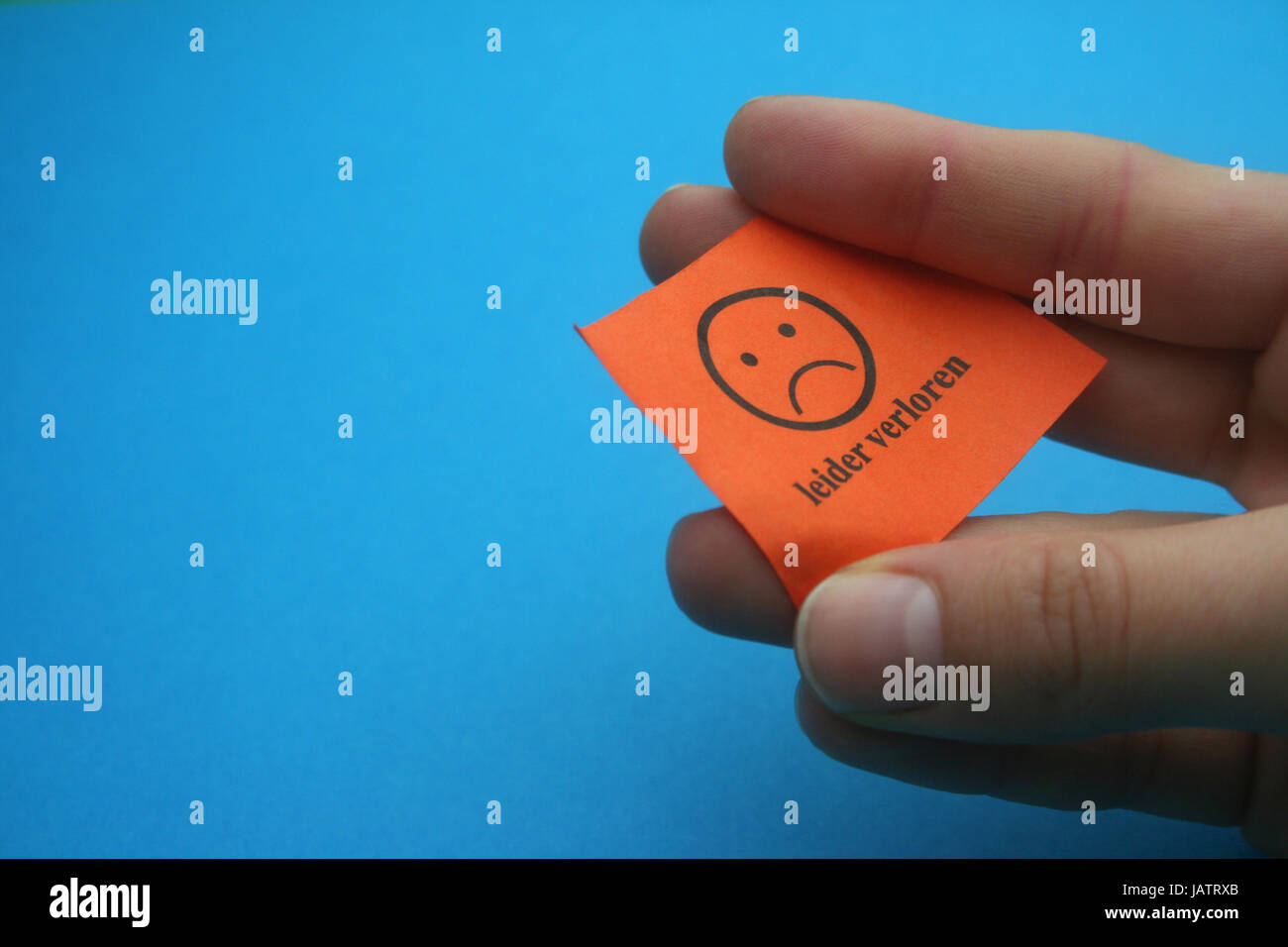 You lose emoticon hi-res stock photography and images - Alamy