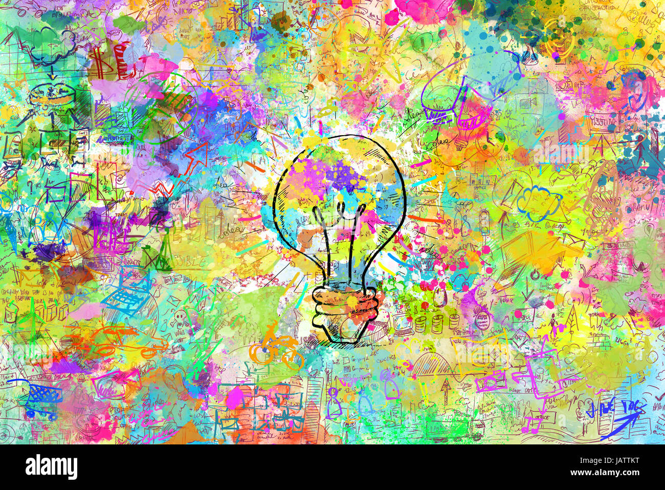 Creative business project Stock Photo - Alamy