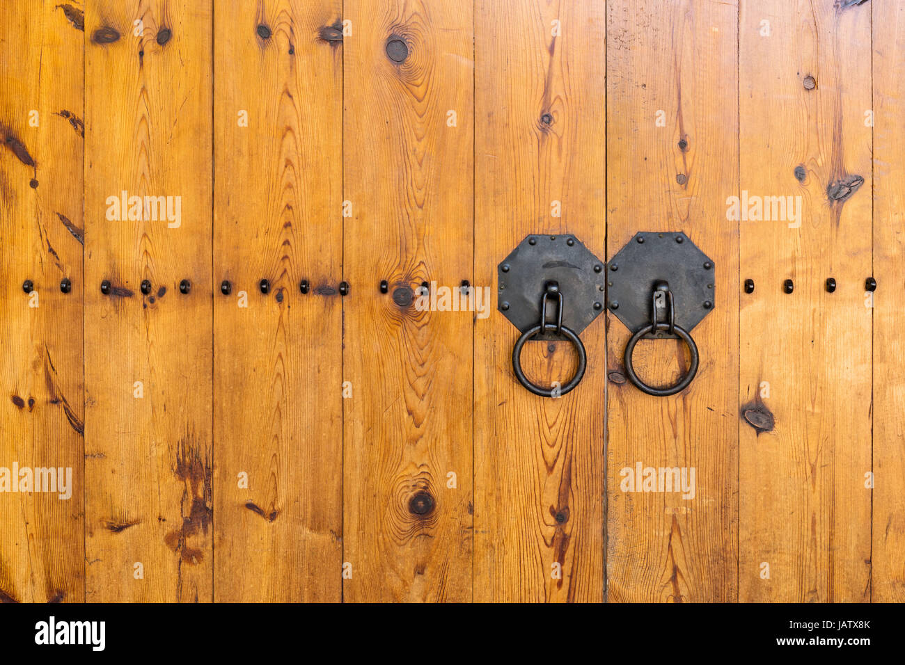 Metallic door lock Stock Photo - Alamy