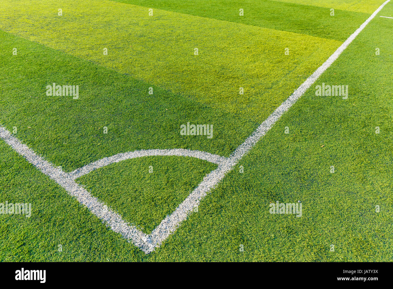 Football court grass Stock Photo - Alamy
