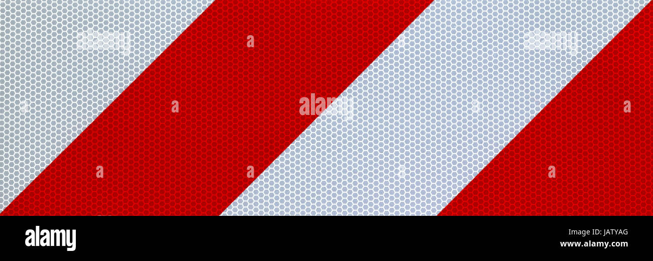 red and white striped reflector Stock Photo - Alamy
