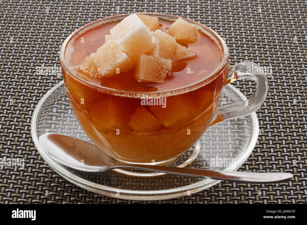 a concept illustrating daily overconsumption of sugar Stock Photo - Alamy