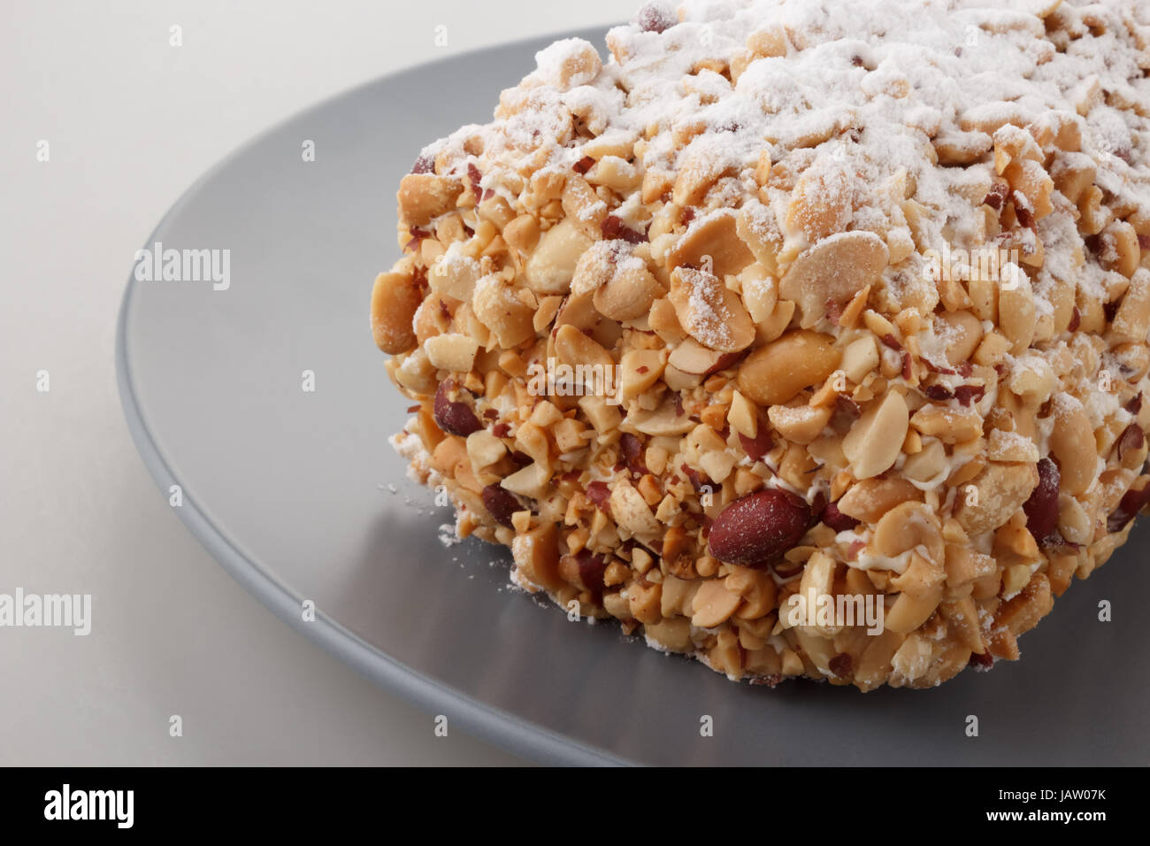 a closeup of a peanut roll Stock Photo - Alamy