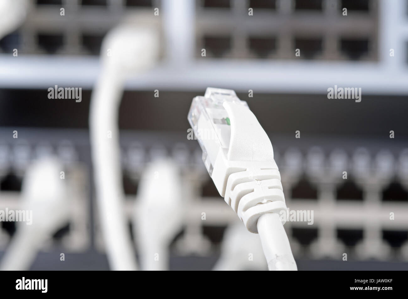 Photo of big server and wires Stock Photo - Alamy