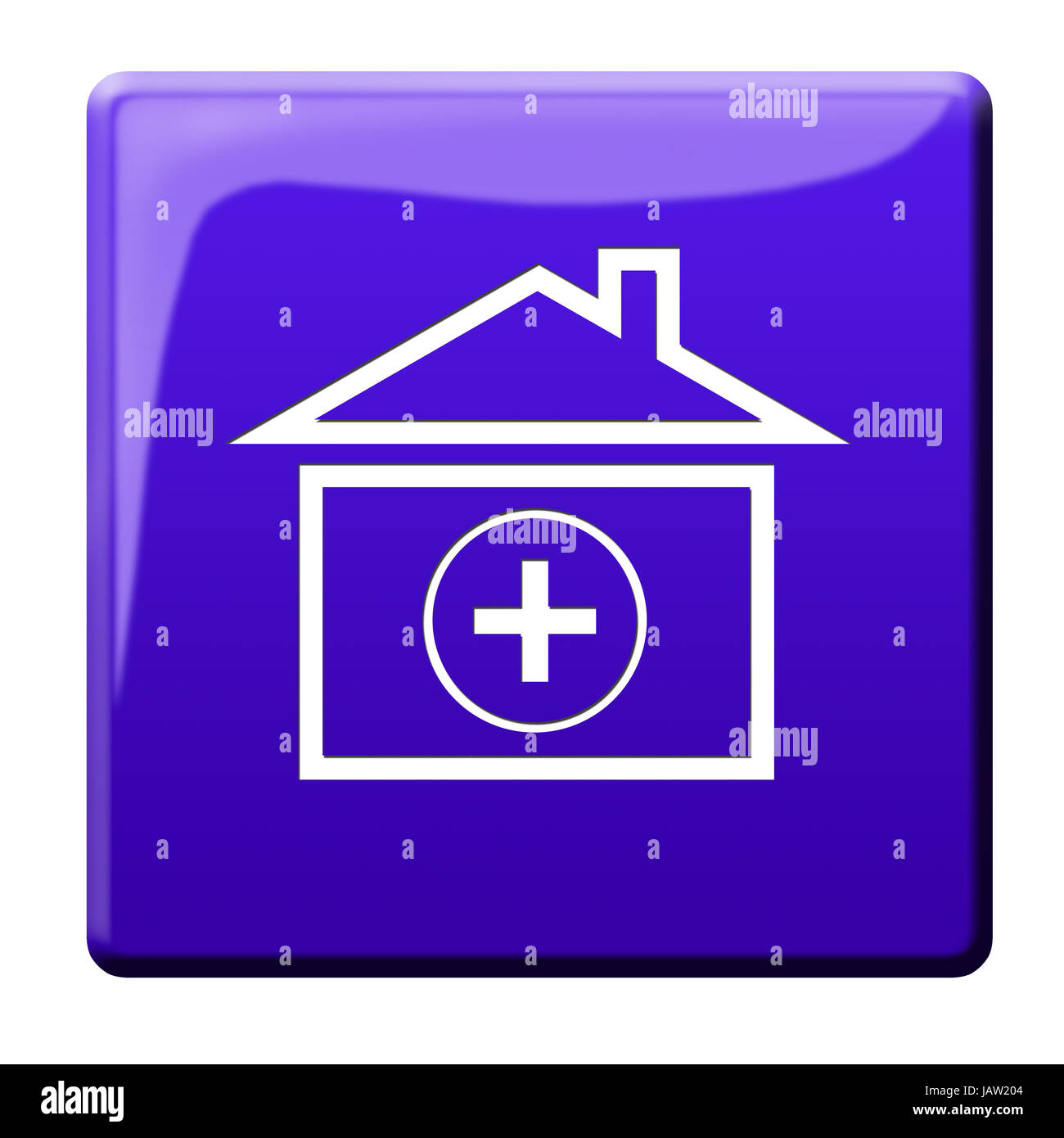 Hospital plus sign 3d hi-res stock photography and images - Alamy