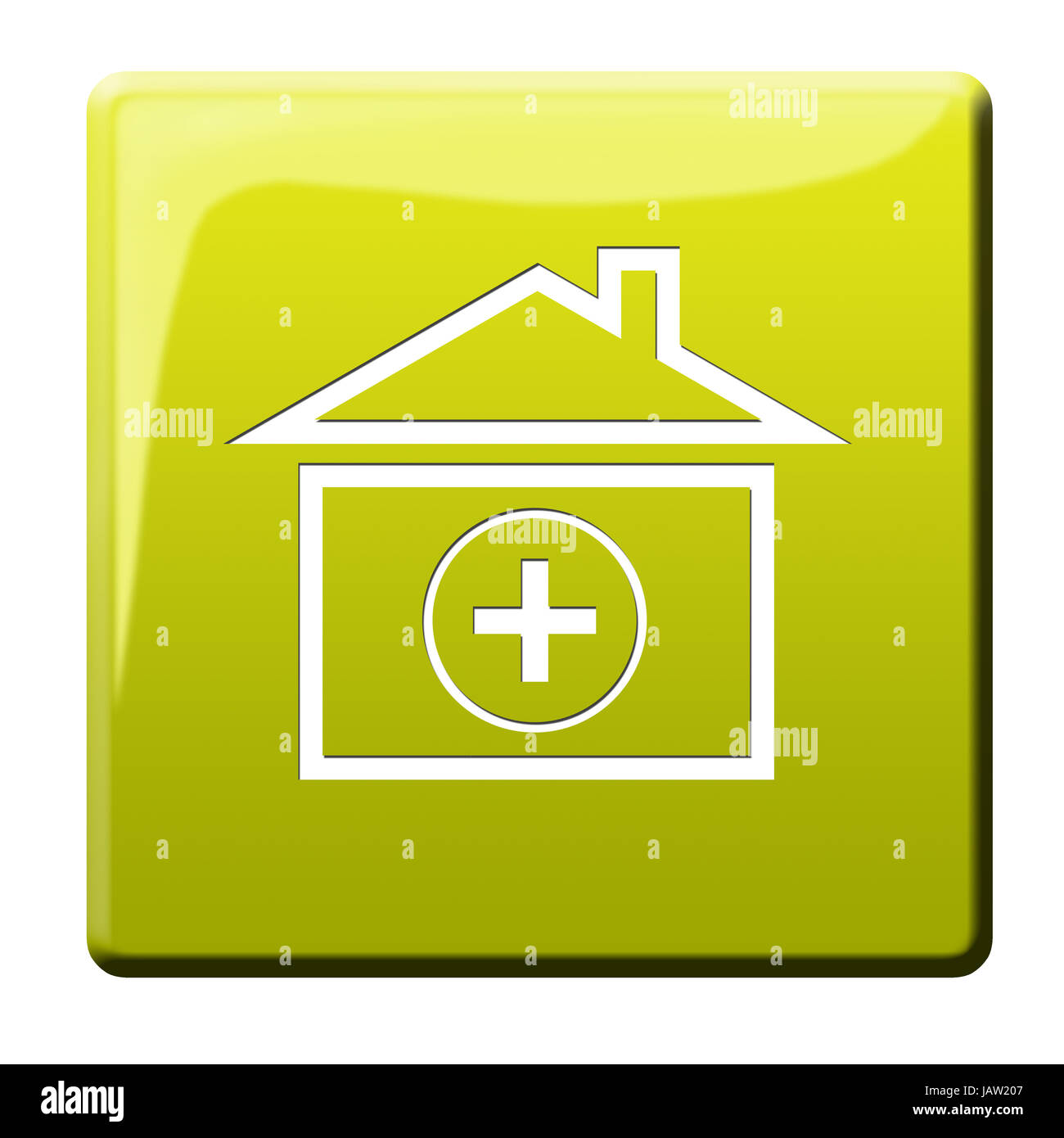 Hospital plus sign 3d hi-res stock photography and images - Alamy