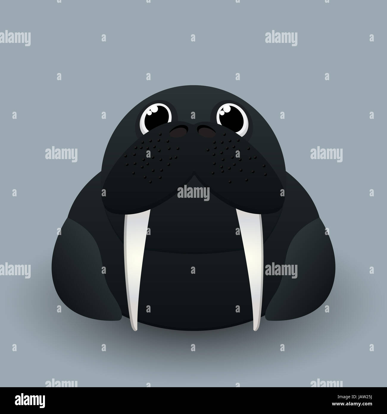 Walrus Cartoon High Resolution Stock Photography and Images - Alamy