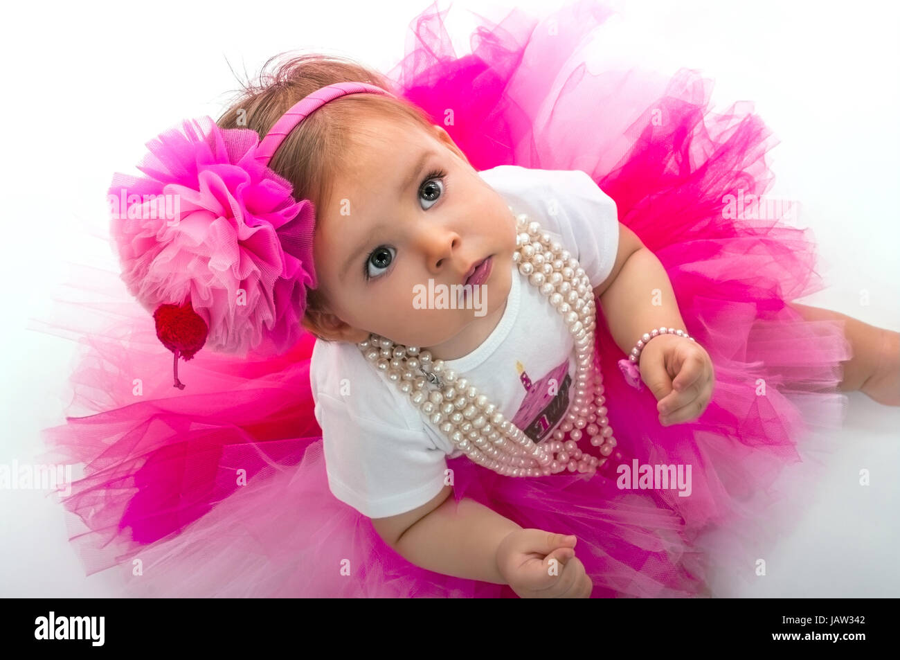 Birthday baby one year old Stock Photo - Alamy