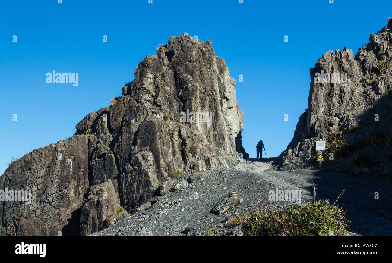 Pathway through a rock formation Stock Photo - Alamy