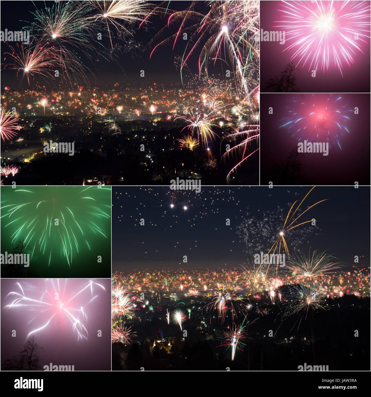 Fireworks postcard hi-res stock photography and images - Alamy