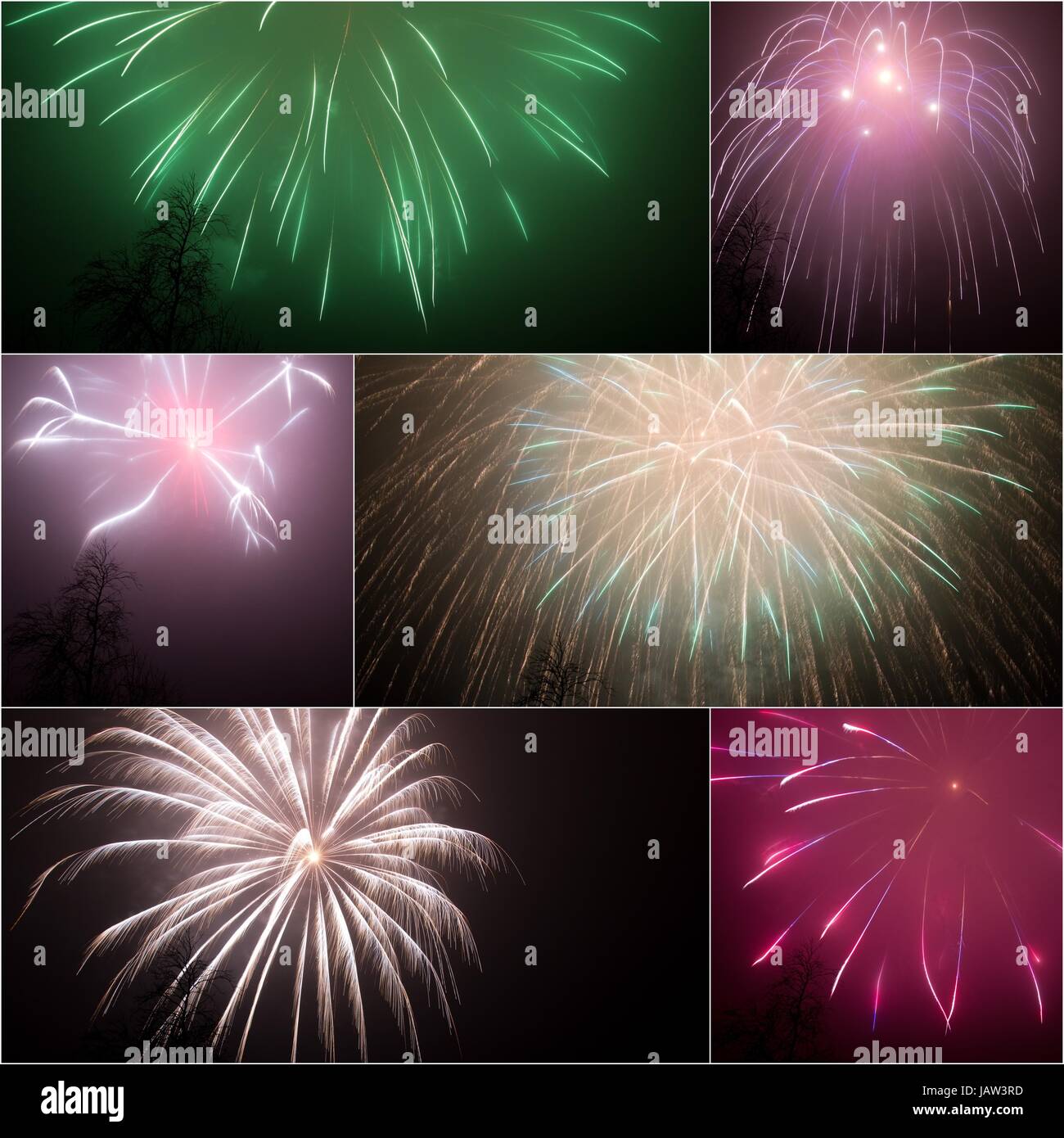 Multi burst fireworks hi-res stock photography and images - Alamy