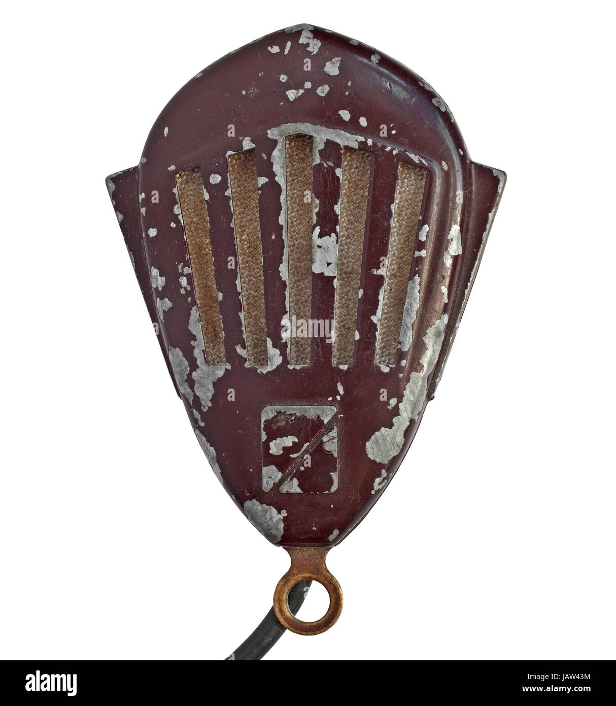 Vintage handheld microphone loosened paint hi-res stock photography and ...