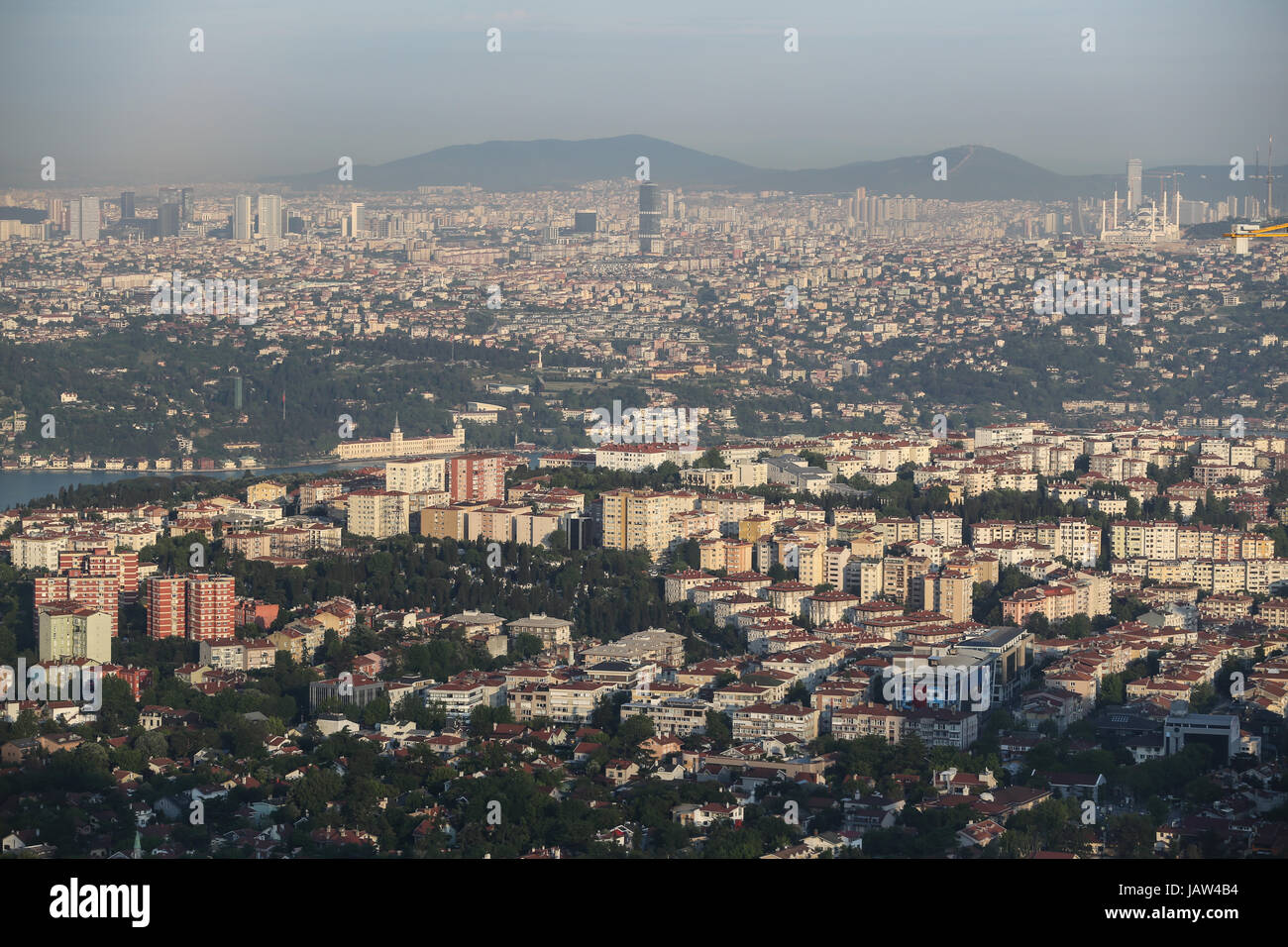 Aerial view of Istanbul City in Turkey Stock Photo - Alamy