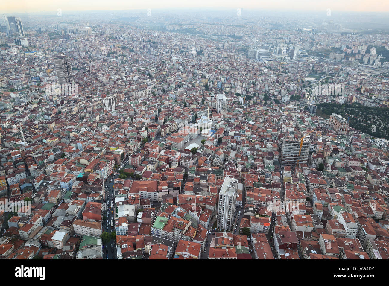 Aerial view of Istanbul City in Turkey Stock Photo - Alamy