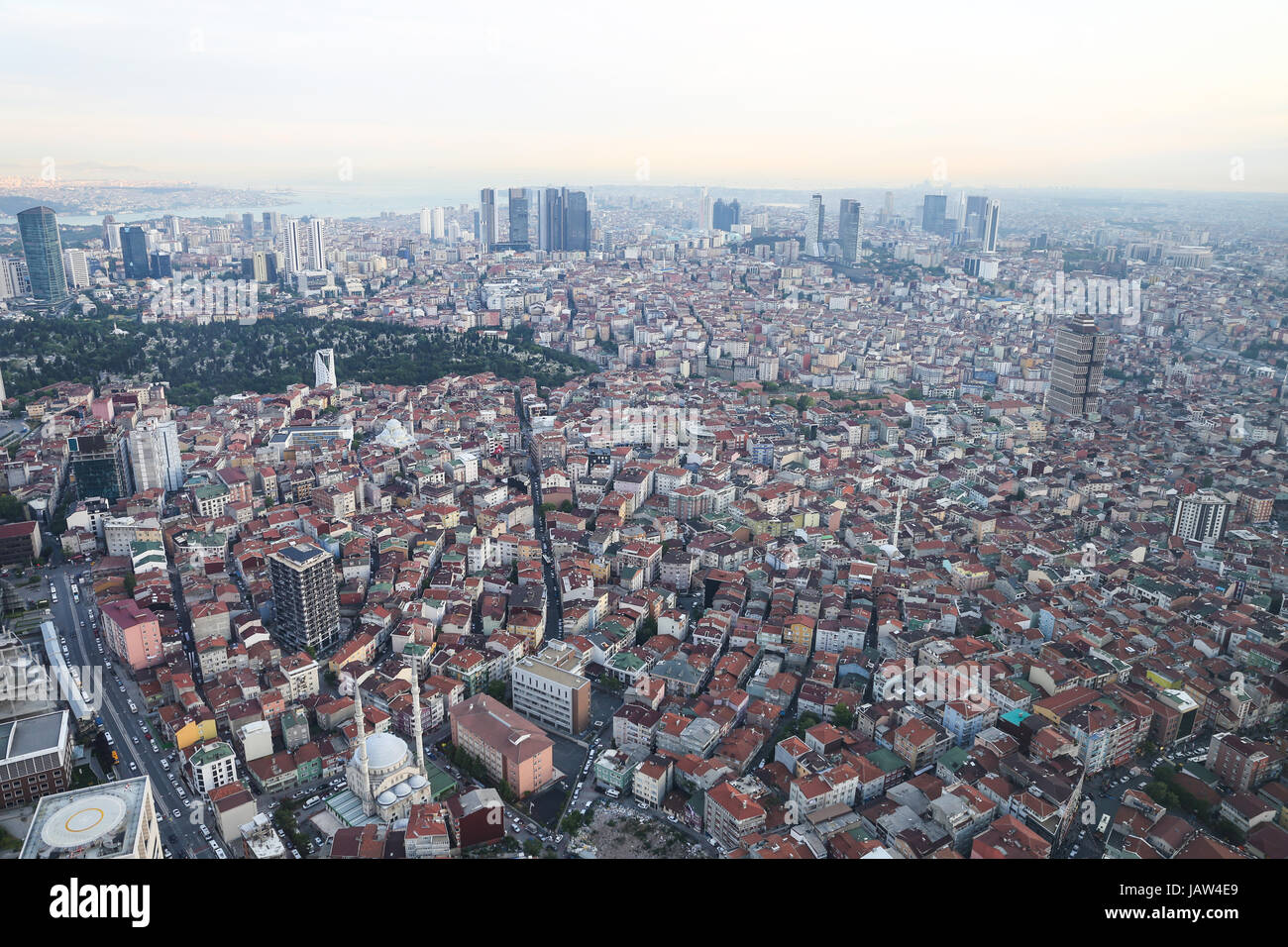 Aerial view of Istanbul City in Turkey Stock Photo - Alamy